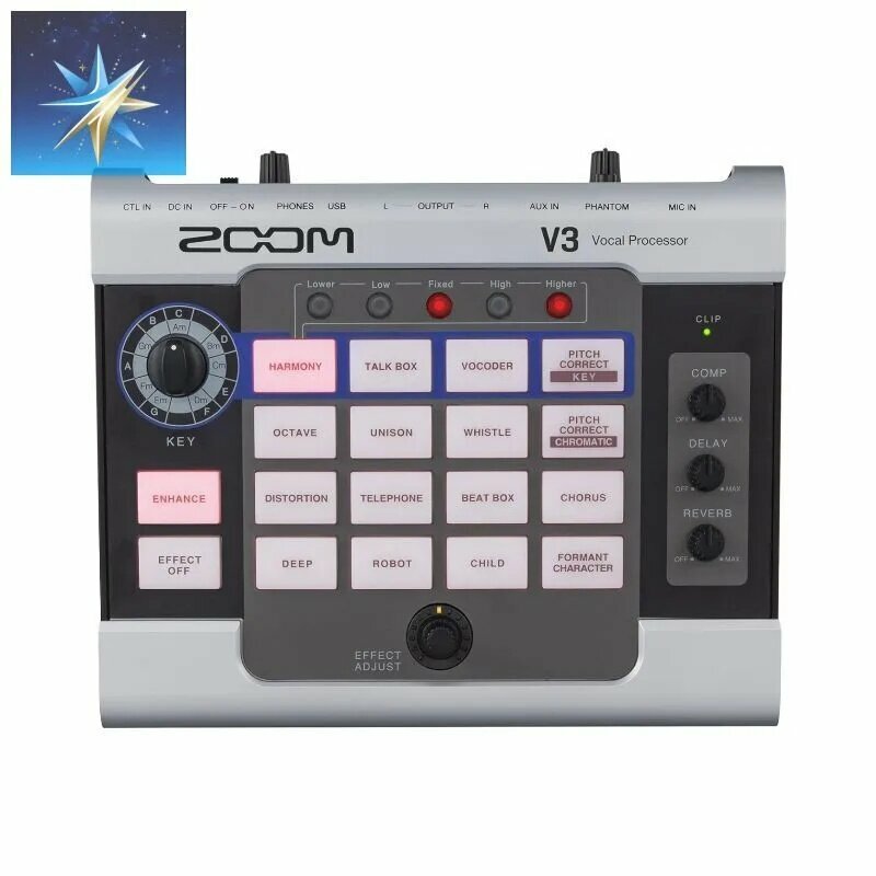 Вокальный процессор Zoom V3