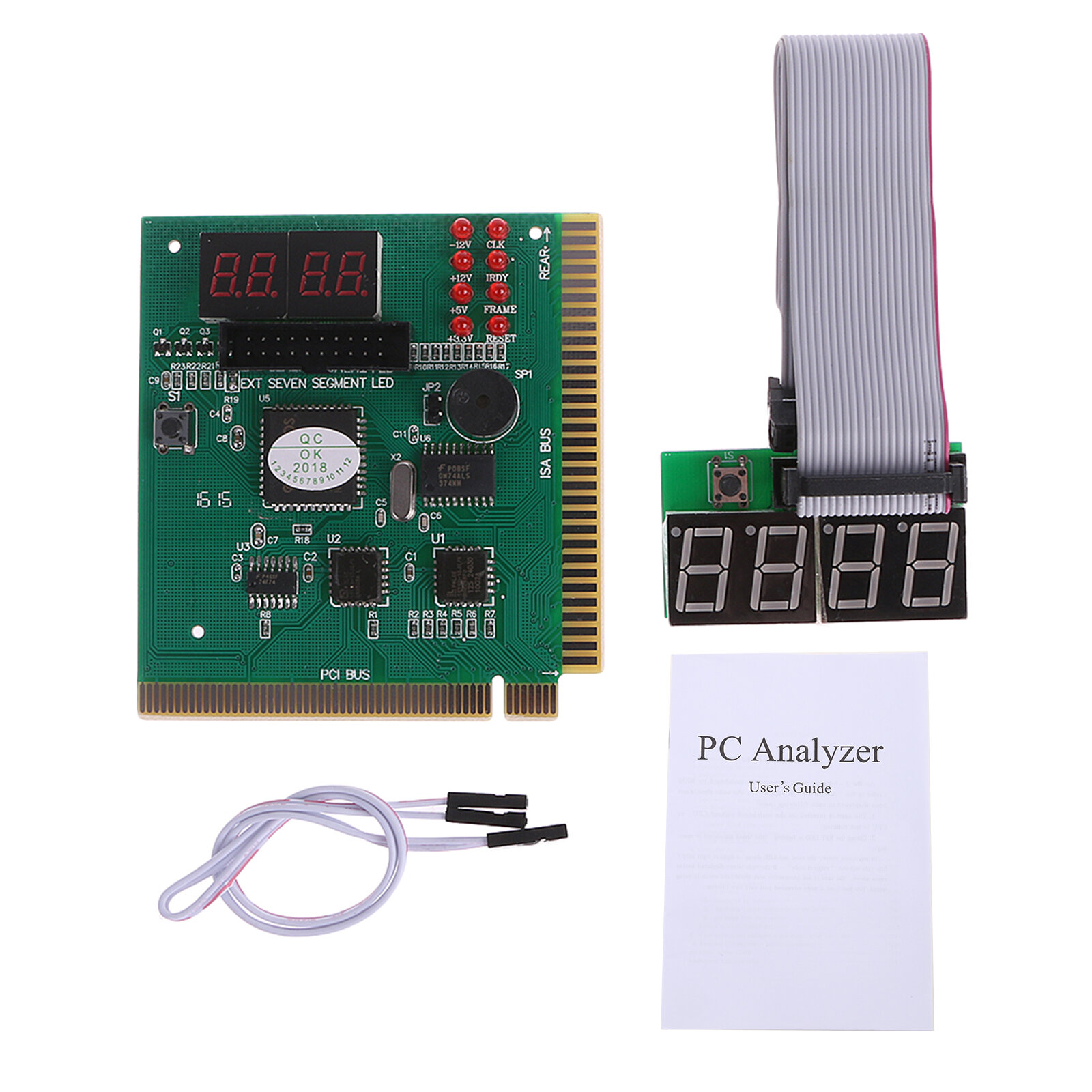 4 - разрядный ПК ISA PCI- сетевой интерфейс Post Card Новая
