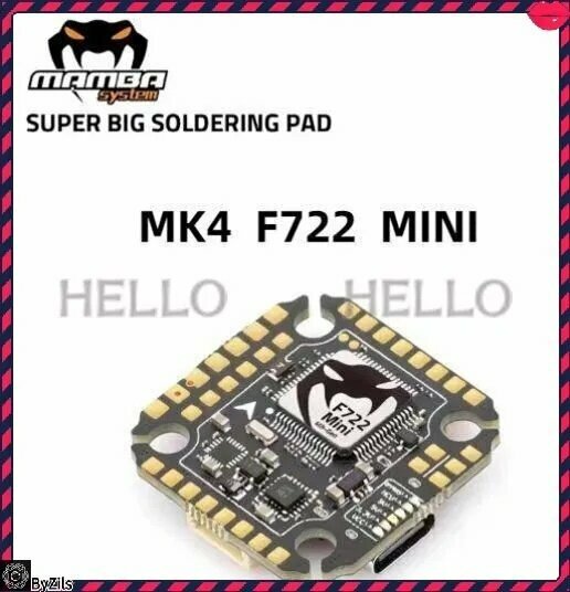 Полётный контроллер MAMBA MK4 F722 MINI/40A 128K MINI ESC