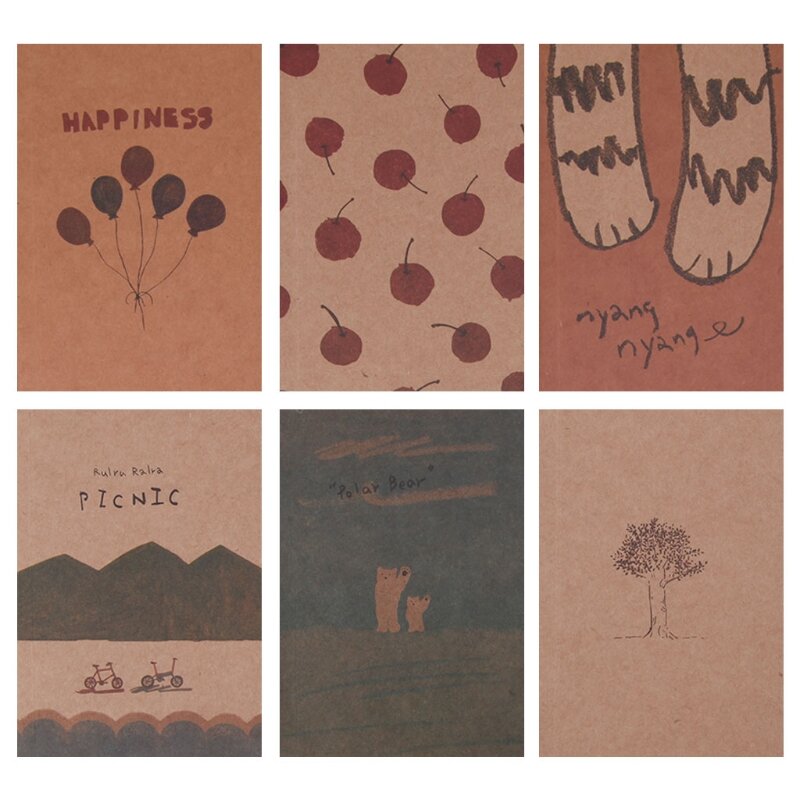 Блокнот Пустая Страница Для Рисования Бумажная Книга Журнал Дневник Блокнот Блокноты Для Заметок Расходные Материалы