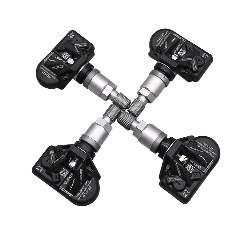 Датчик контроля давления в шинах 95C907275 (4 шт.) TPMS для Porsche Macan, Panamera, Volkswagen Passat, Tiguan, Volvo EX90, Audi A6 e-tron