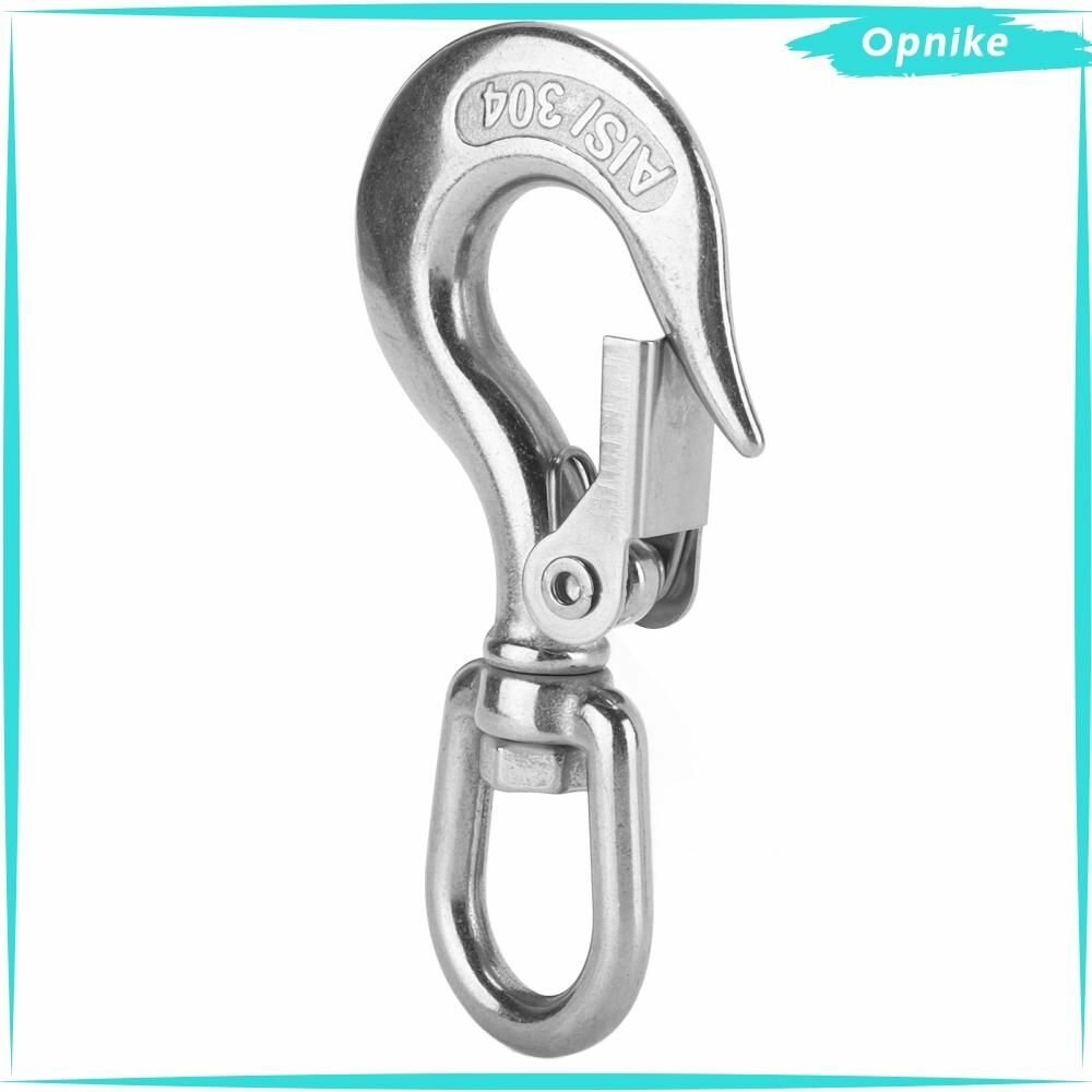 Поворотный подъемный крюк с проушиной