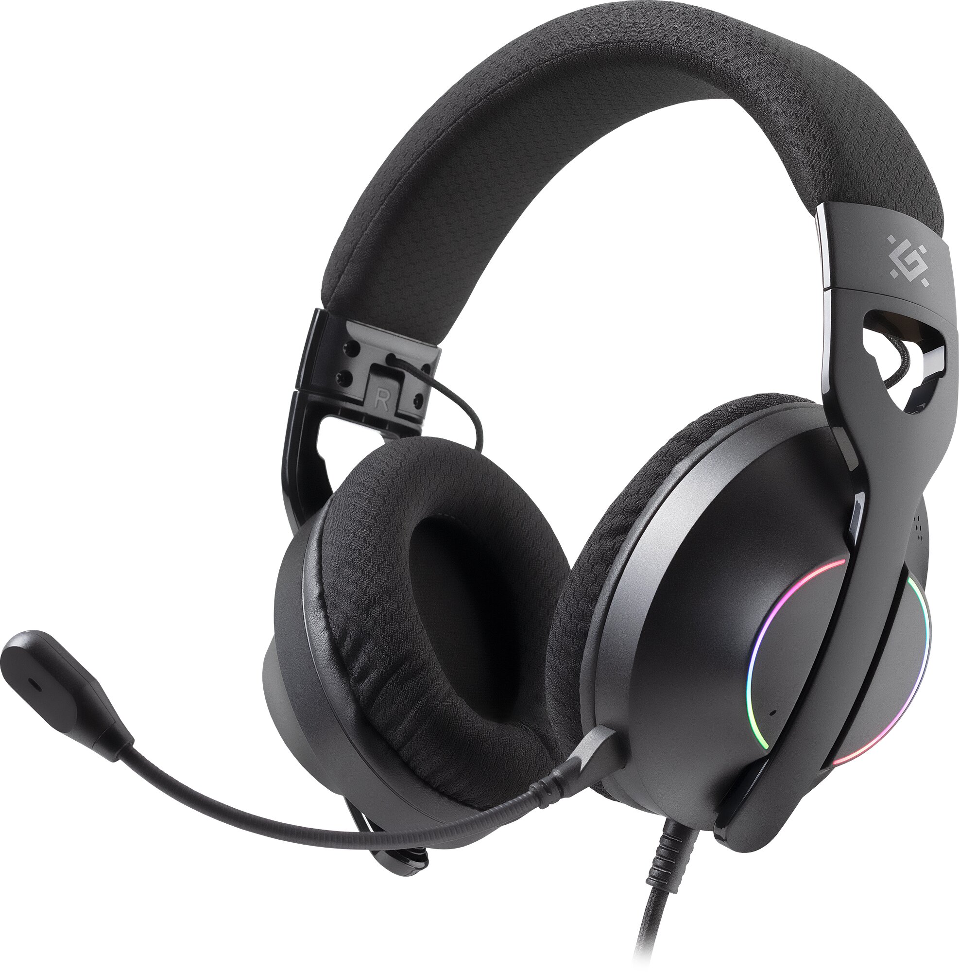 Наушники игровые с микрофоном (62540) Weaver черный