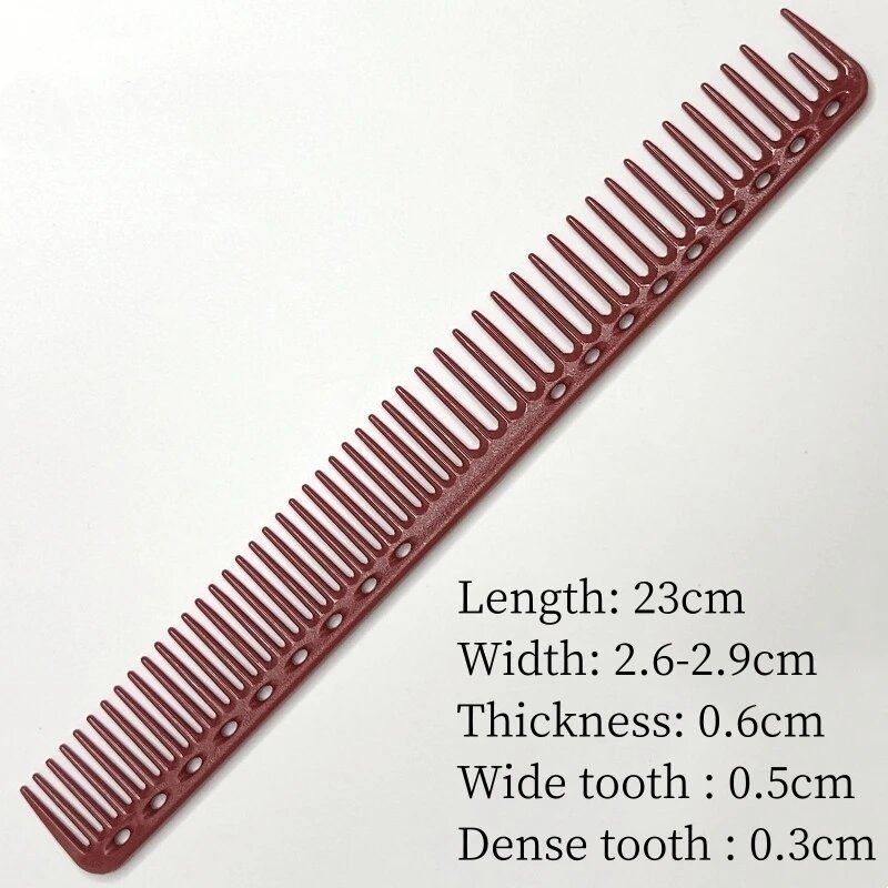 Расческа парикмахерская 23см, Красный (Color: 333--Red)