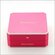 Шкатулка Juicy Couture для украшений из картона, розовая прямоугольная, 9x5x9 см...