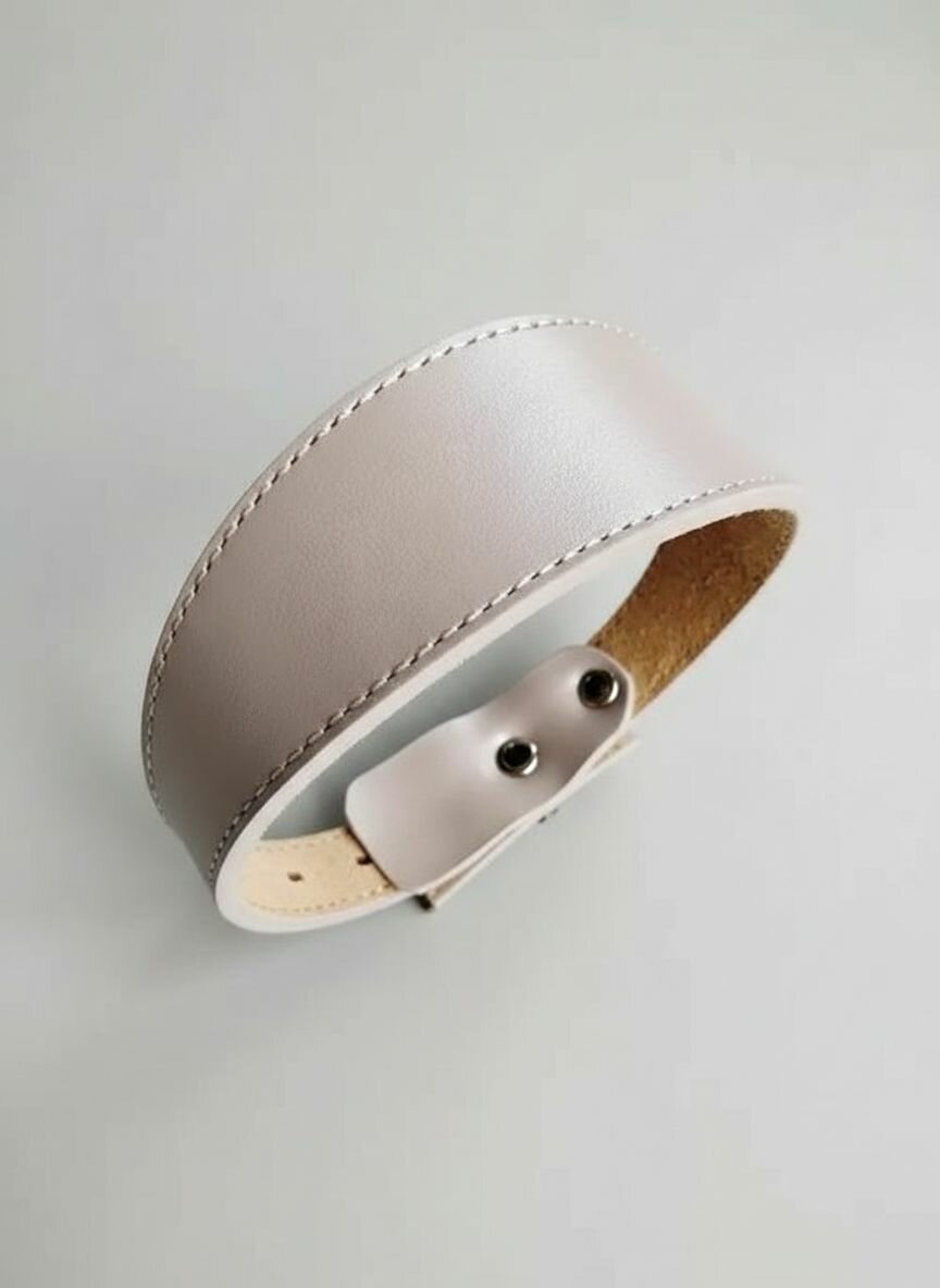 Ошейник для собак больших пород строгий кожаный dog collar