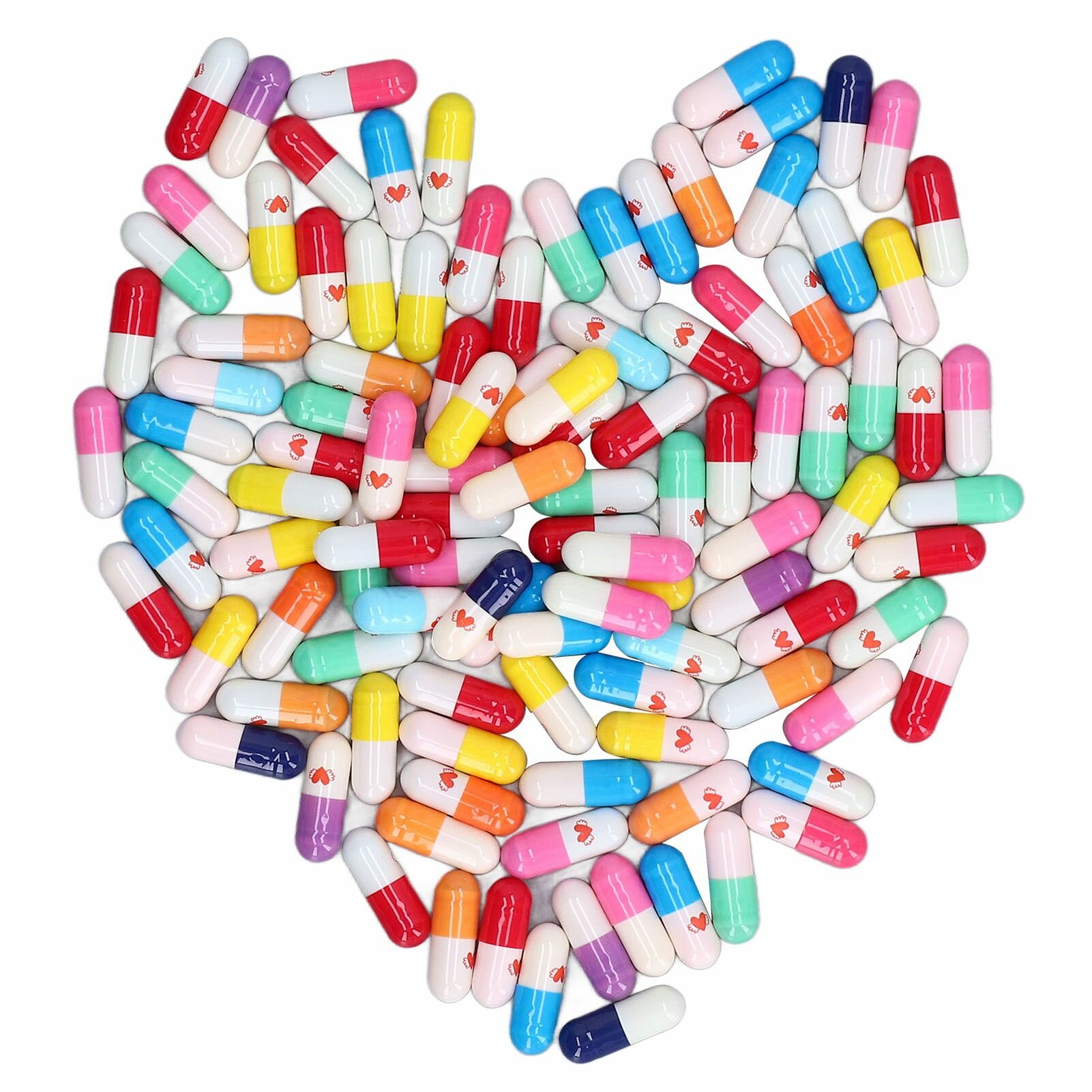 Капсулы с сообщениями, 370 шт, с милыми узорами, для декора свадебной вечеринки