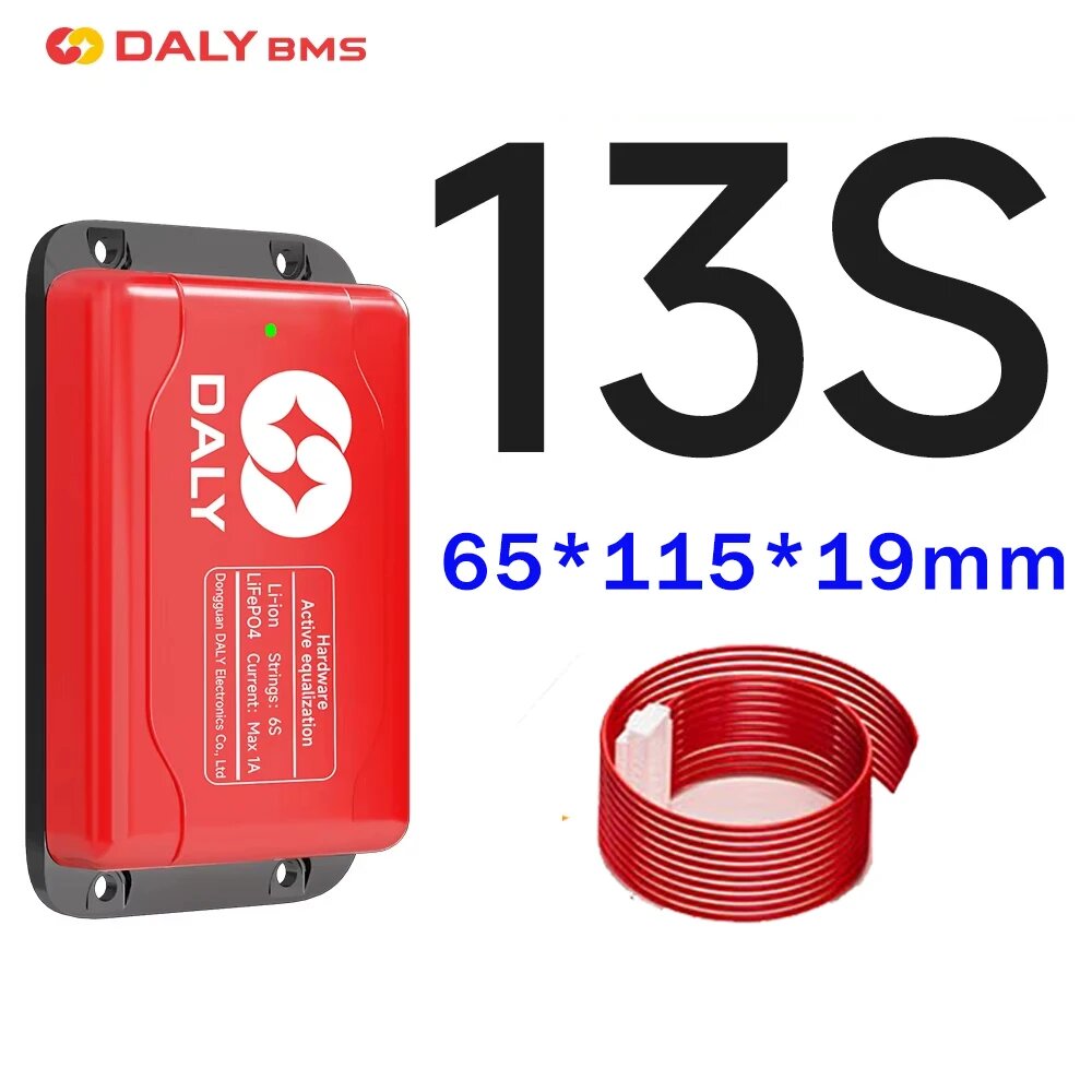 DALY BMS 13S 1A Активный балансир для Li-ion 18650