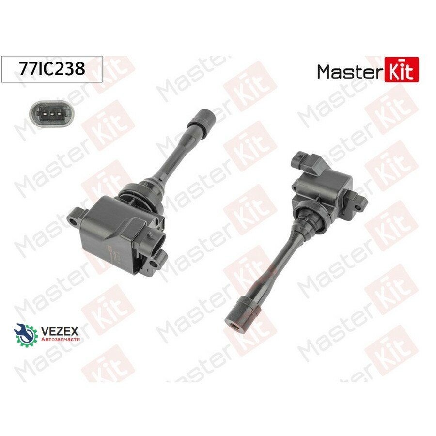 MASTERKIT 77IC238 Катушка зажигания GREAT WALL HOVER H3 TURBO 4G63T 77IC238