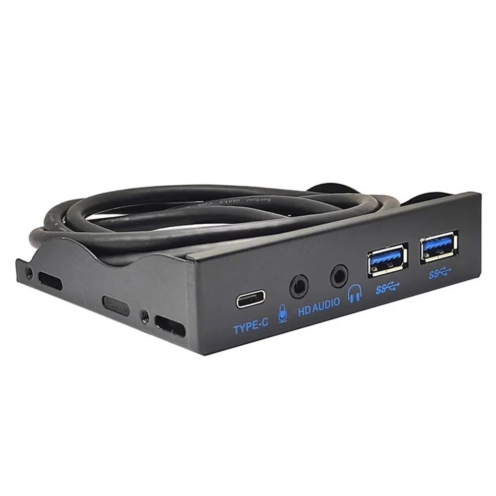 Дисковод гибких дисков USB3.2, скорость передачи 10 Гбит / с, аудио HD аудио передняя панель