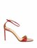 Босоножки Francesco Russo Round-toe ankle-strap sandals, размер 36,5, red