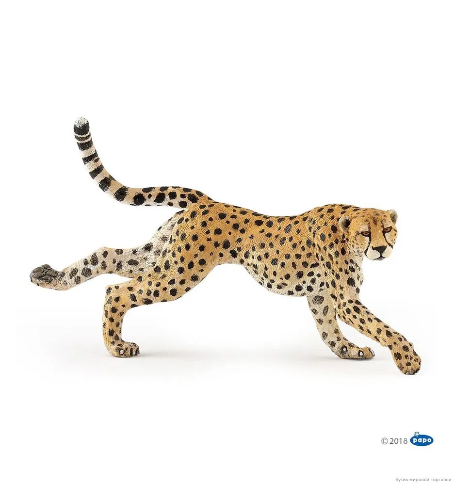 Фигурка Running cheetah Papo 50238 (Wild animal kingdom) Франция ABS пластик