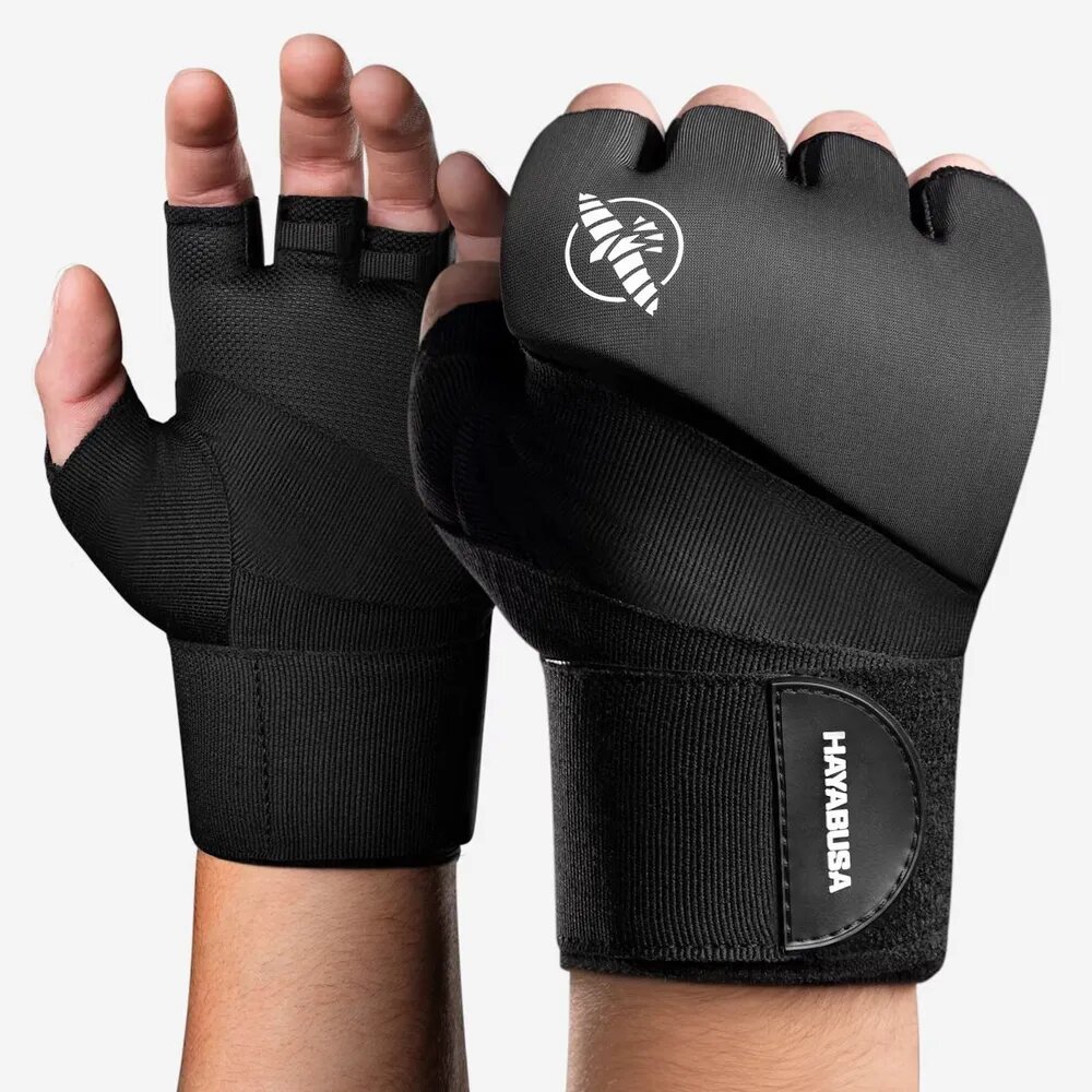 Hayabusa Elite Quick Wraps Бинты боксерские размер L черные защита рук для тренировок — фото 1