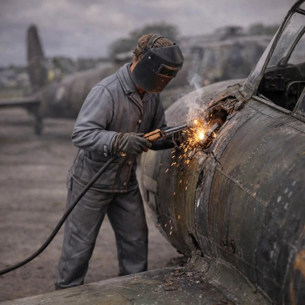 GK 1/35 Фигурка солдата - сварщик