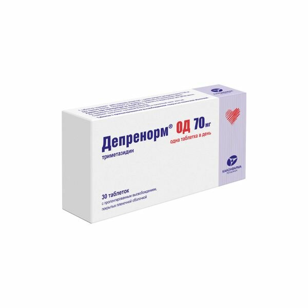 Депренорм ОД таблетки с пролонгированным высвобождением п/о плен. 70мг 30шт
