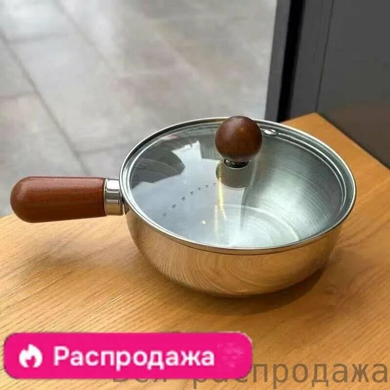Кастрюля, Нержавеющая сталь, 3 л, 1 шт