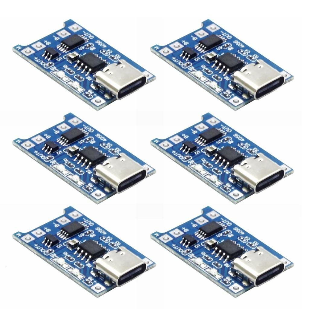 Модуль зарядки литиевых аккумуляторов TC4056, 6