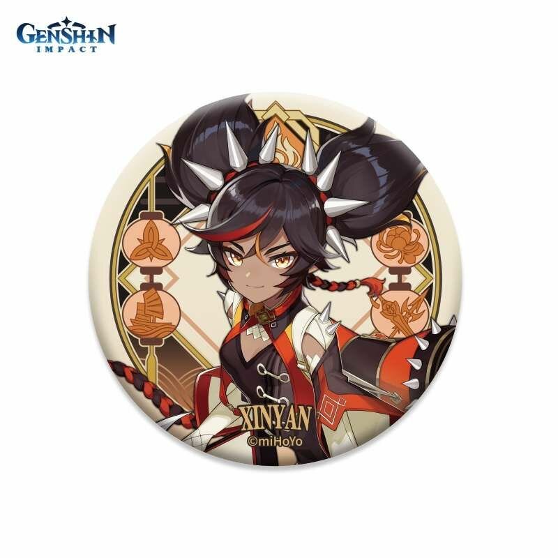 Значок Liyue Harbour Character Can Badge Xinyan 6972957488061