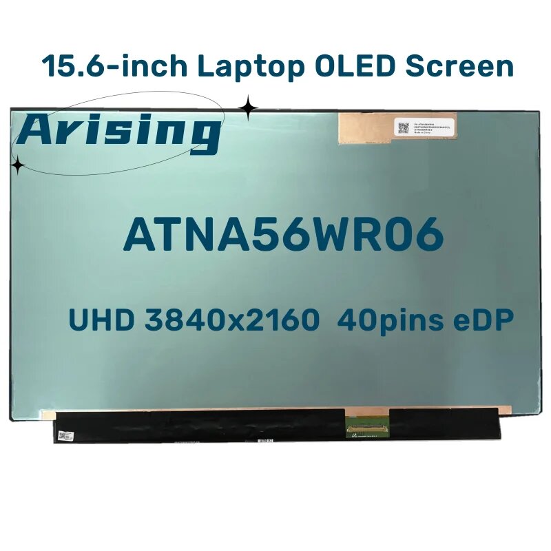 OLED-экран для ноутбука 15,6 дюйма, дисплей ATNA56WR06 ATNA56WR06-0 ATNA56WR07 4K 3840x2160, 40-контактный eDP