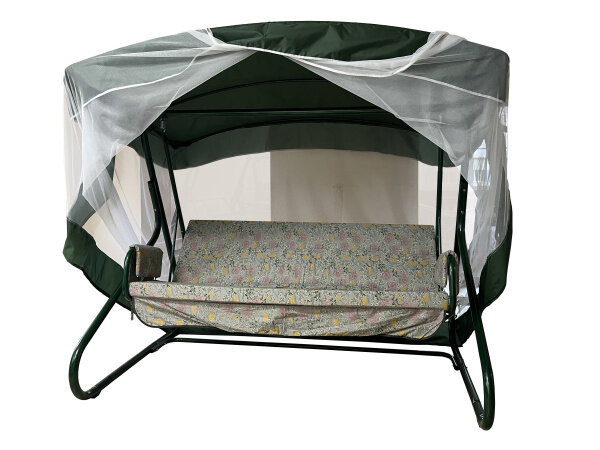 Качели садовые 3-х местные Грация с москитной сеткой арт. GS1444 "Garden story"