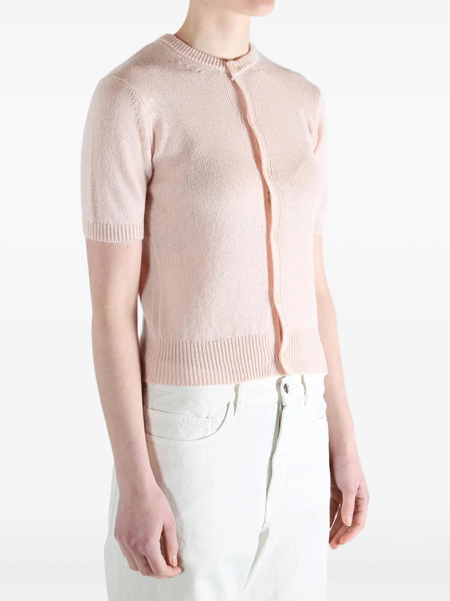 Кардиган AURALEE Button short-sleeve cardigan, размер 44 — фото 1