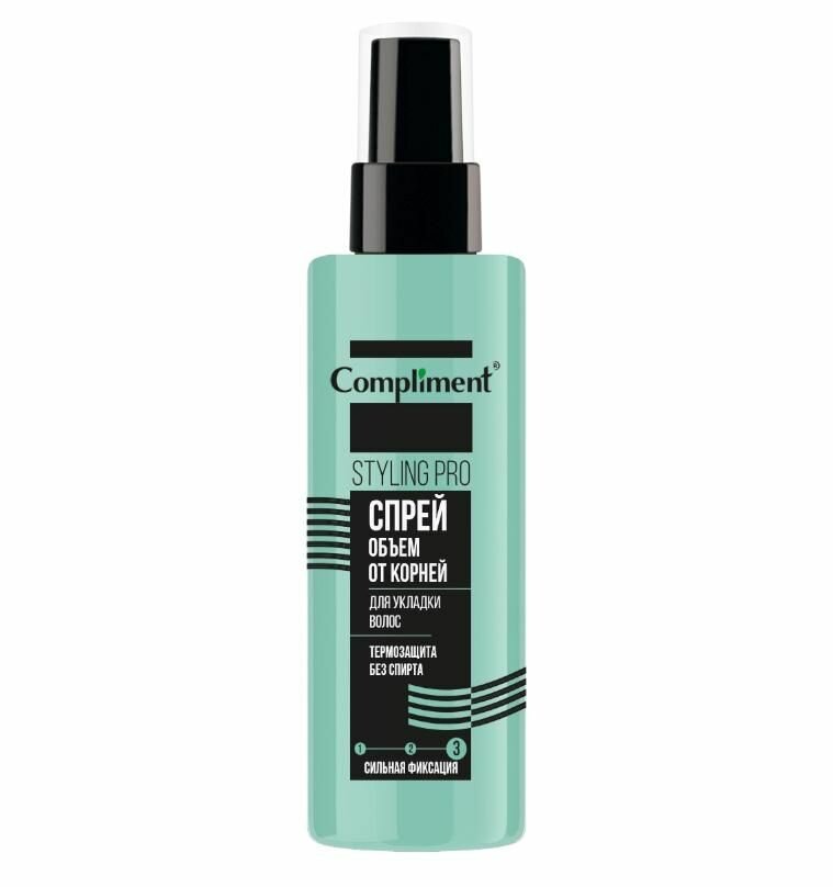 Спрей для укладки волос COMPLIMENT Объем от корней, сильная фиксация, 150 мл