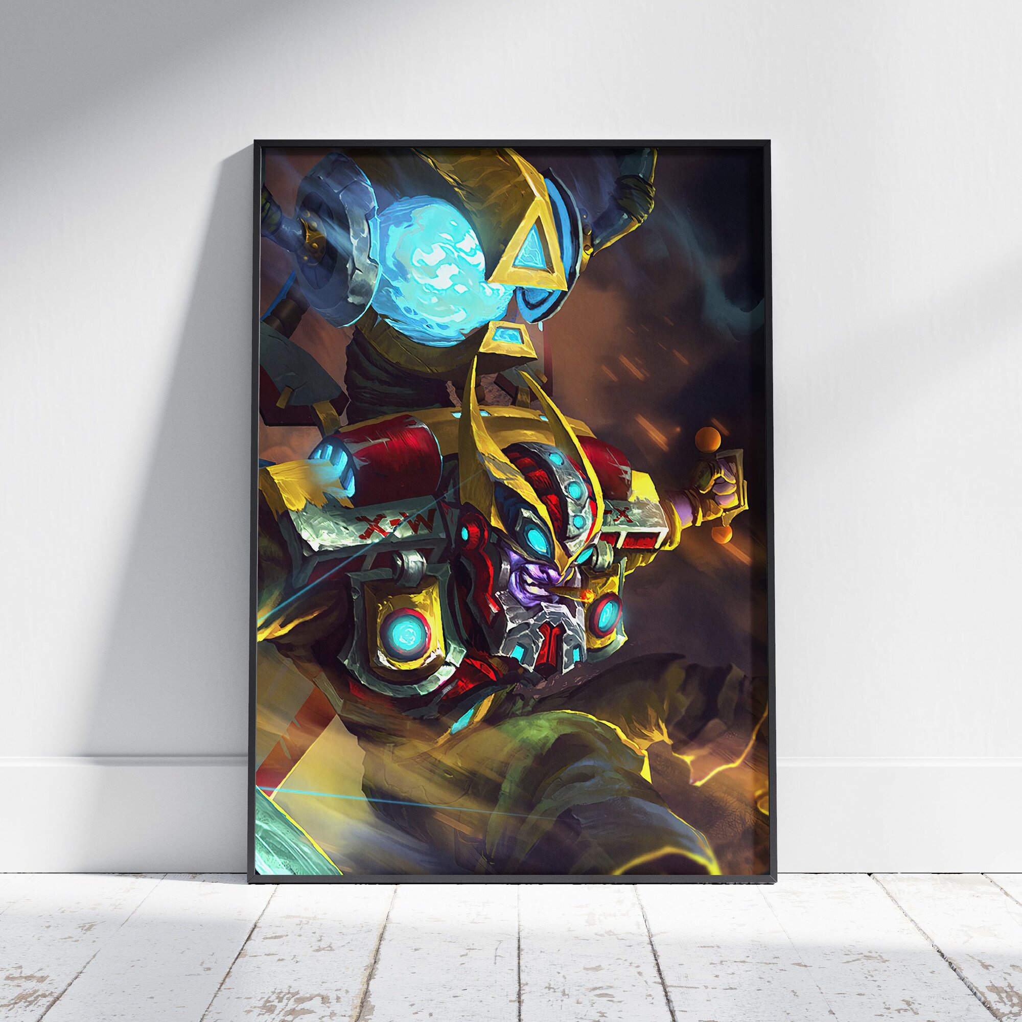 Плакат на стену для интерьера Dota 2 (Tinker 2) - Постер по игре формата A3 (30х42 см)