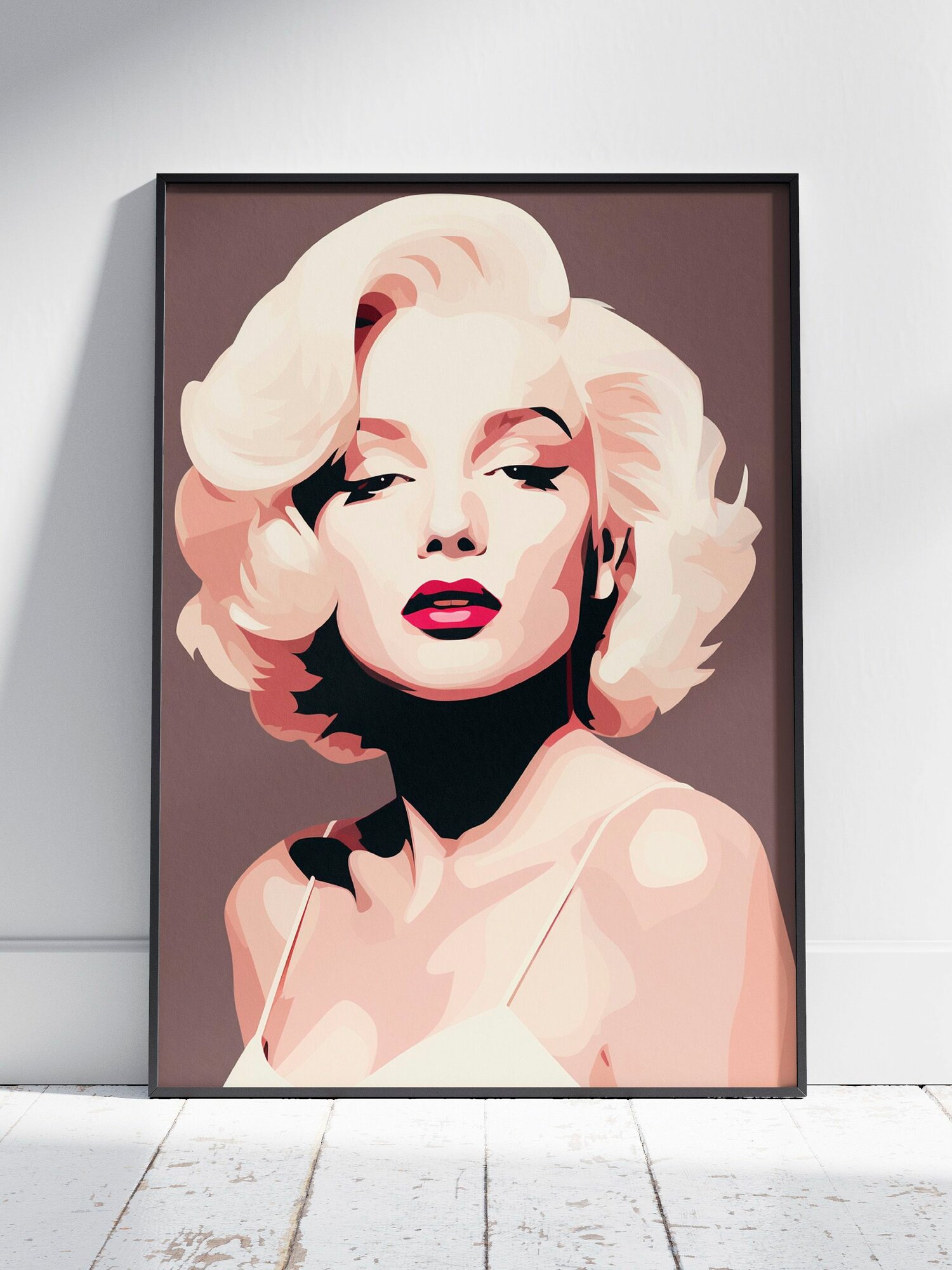 Плакат на стену для интерьера Мэрилин Монро (Marilyn Monroe 24) - Постер по актеру фильма, кино, сериала формата A4 (21x30 см)