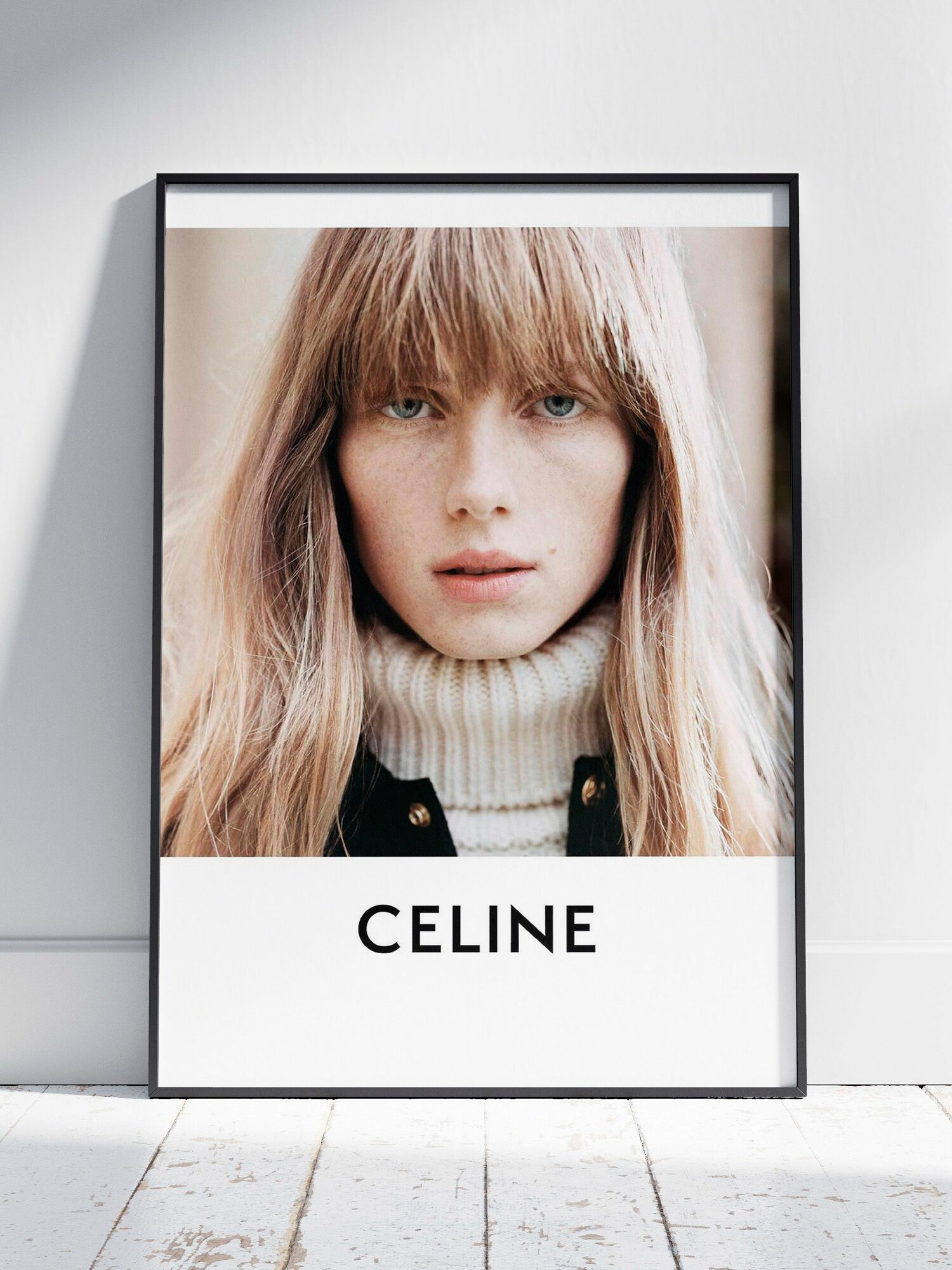 Плакат на стену для интерьера Селин (Celine 13) - Постер по модели, бренду и моде формата A4 (21x30 см)