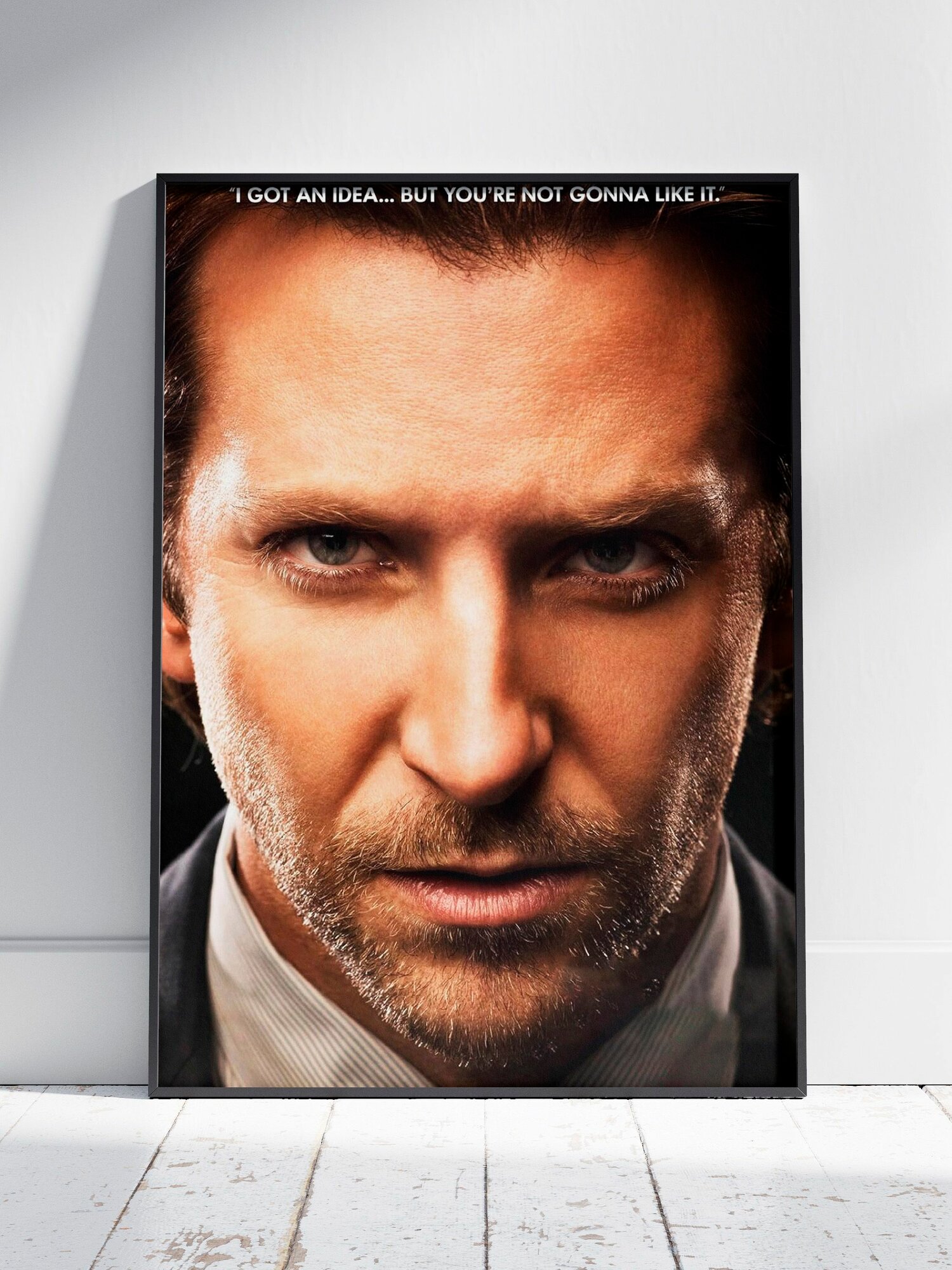 Плакат на стену для интерьера Брэдли Купер (Bradley Cooper 8) - Постер по актеру фильма, кино, сериала формата A4 (21x30 см)
