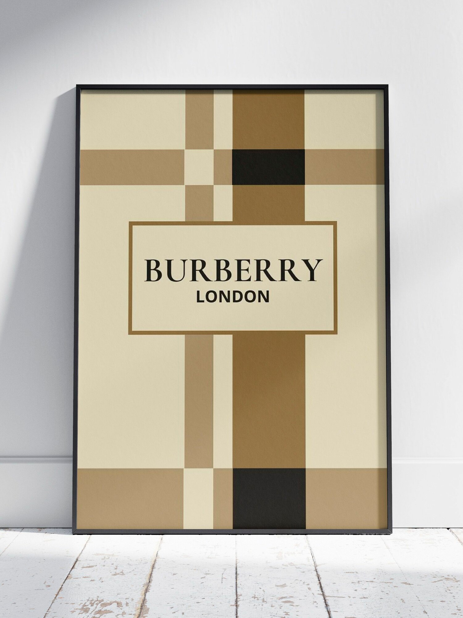 Плакат на стену для интерьера Барбери (Burberry 11) - Постер по модели, бренду и моде формата A4 (21x30 см)