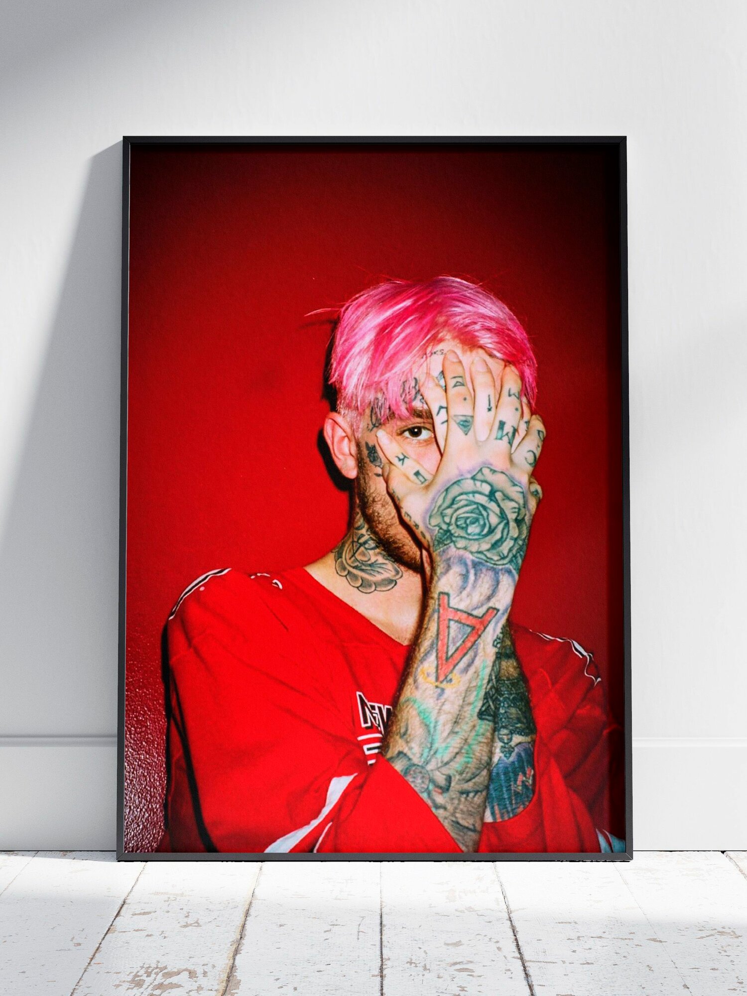 Плакат на стену для интерьера Lil Peep (Лил Пип 2) - Постер по музыке и артисту формата A4 (21x30 см)