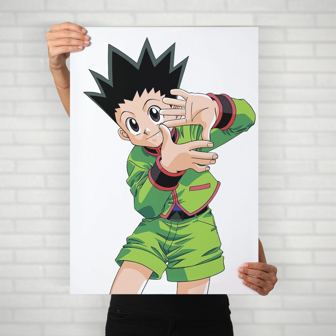Плакат на стену для интерьера Hunter x Hunter (Гон Фрикс 7) - Постер по аниме формата A2 (42х60 см)