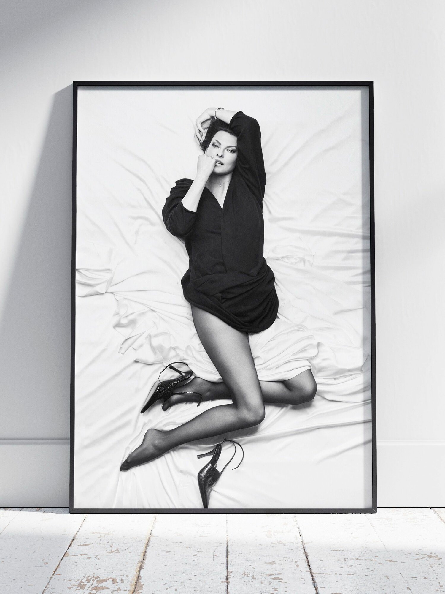 Плакат на стену для интерьера Линда Евангелиста (Linda Evangelista 37) - Постер по модели, бренду и моде формата A4 (21x30 см)