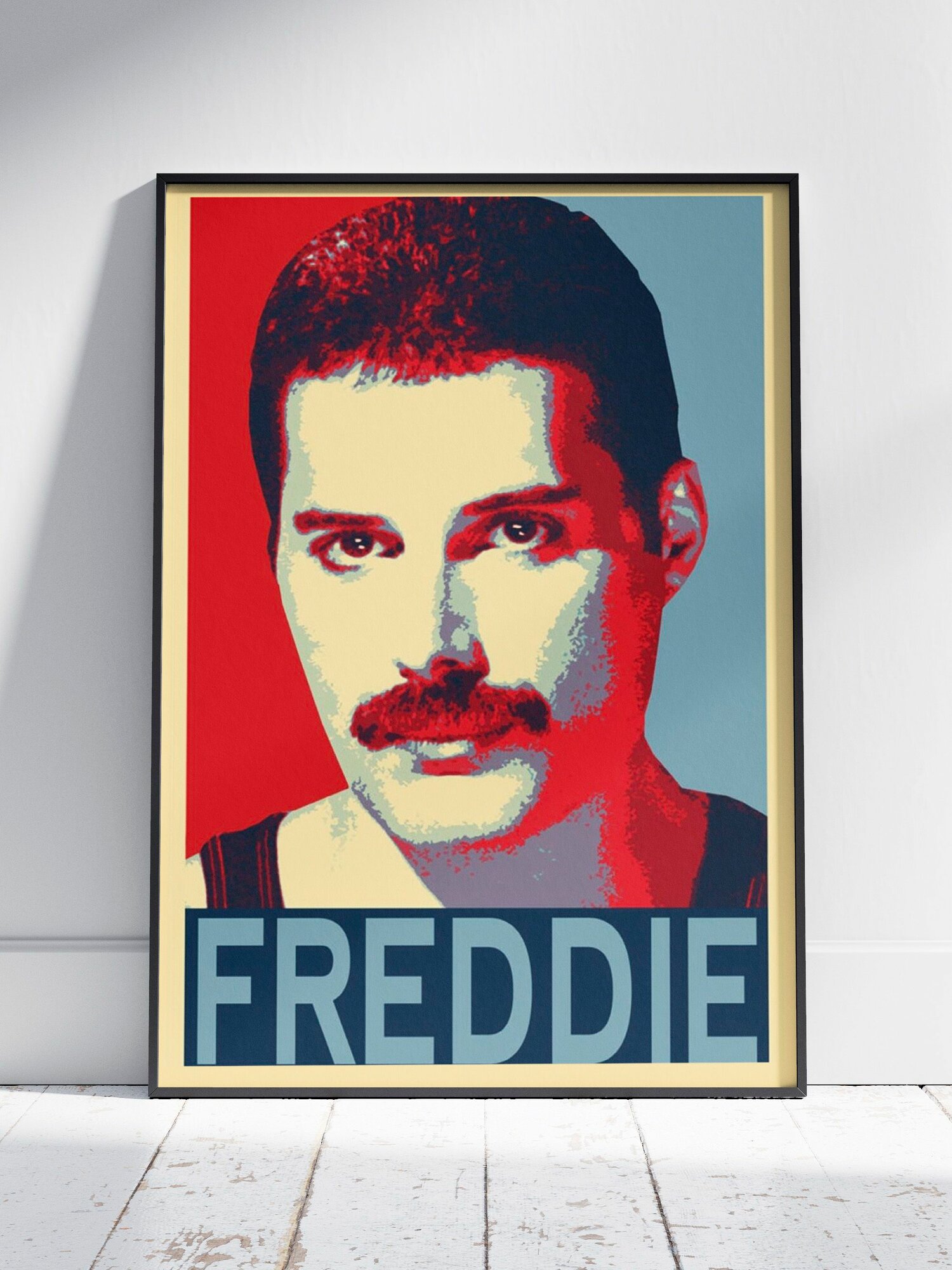Плакат на стену для интерьера Фредди Меркьюри (Freddie Mercury 12) - Постер по музыке и артисту формата A4 (21x30 см)