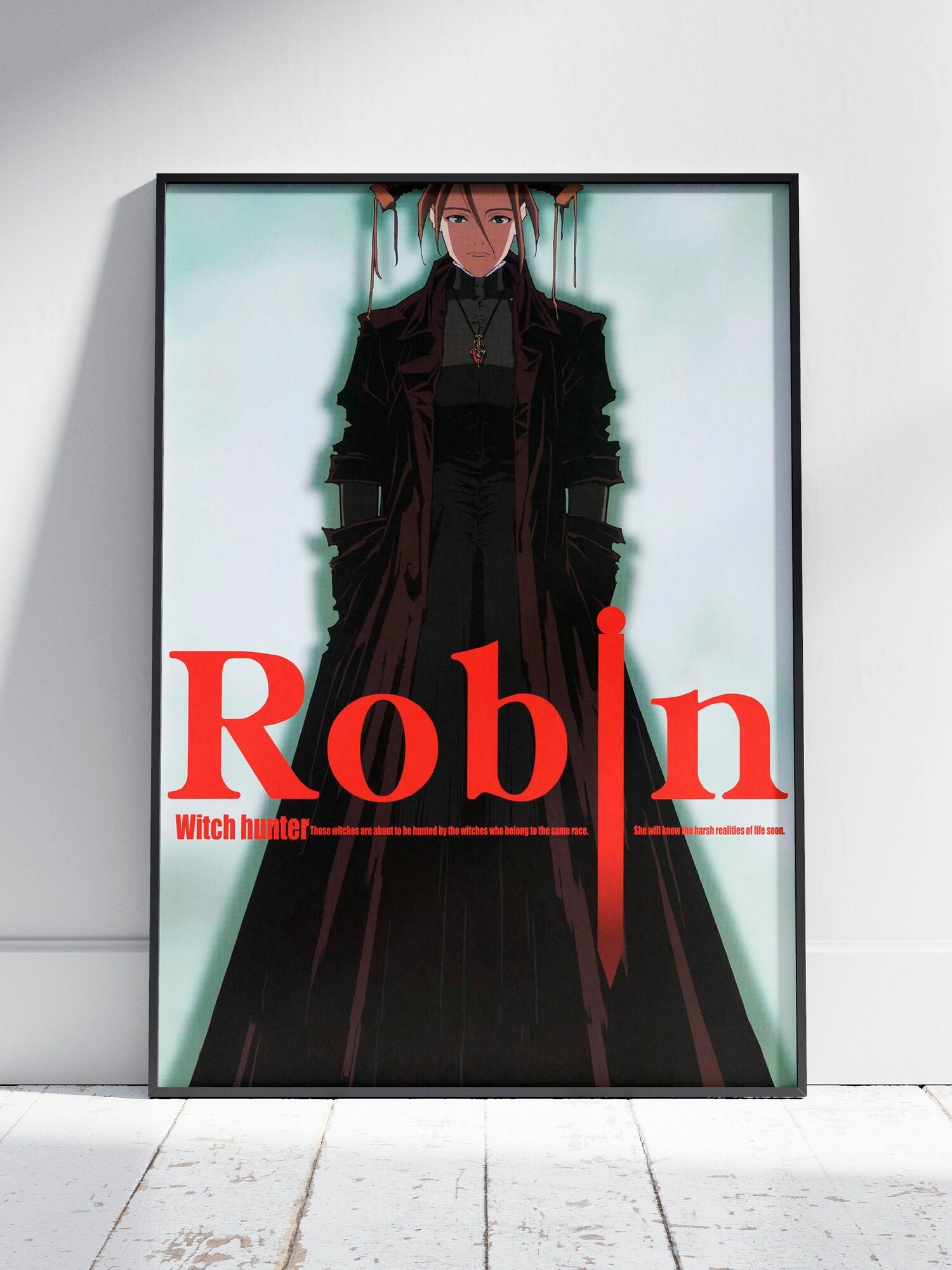 Плакат на стену для интерьера Робин охотница на ведьм (Witch Hunter Robin 10) - Постер по аниме и манге формата A3 (30x42 см)
