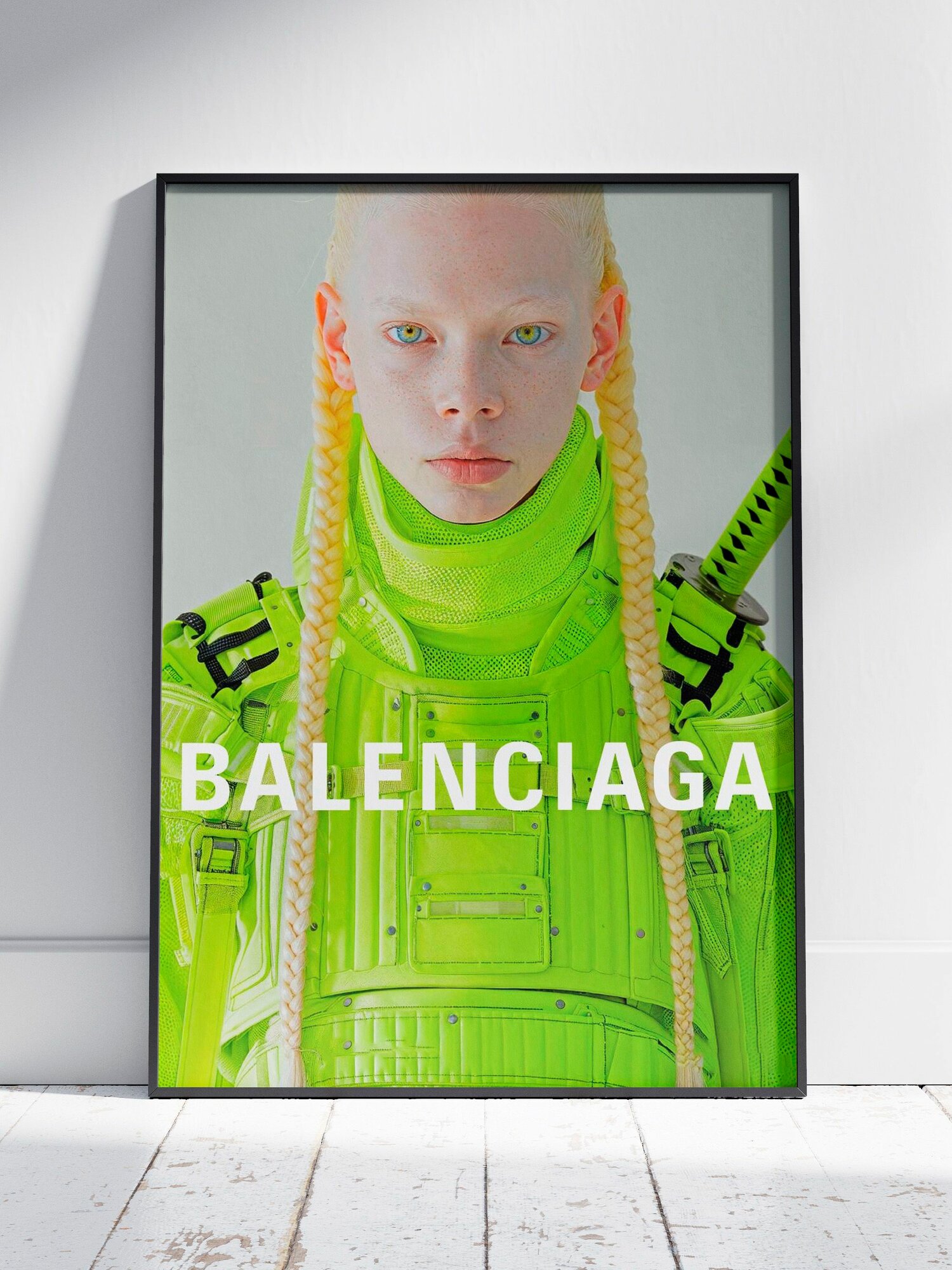 Плакат на стену для интерьера Баленсиага (Balenciaga 10) - Постер по модели, бренду и моде формата A4 (21x30 см)