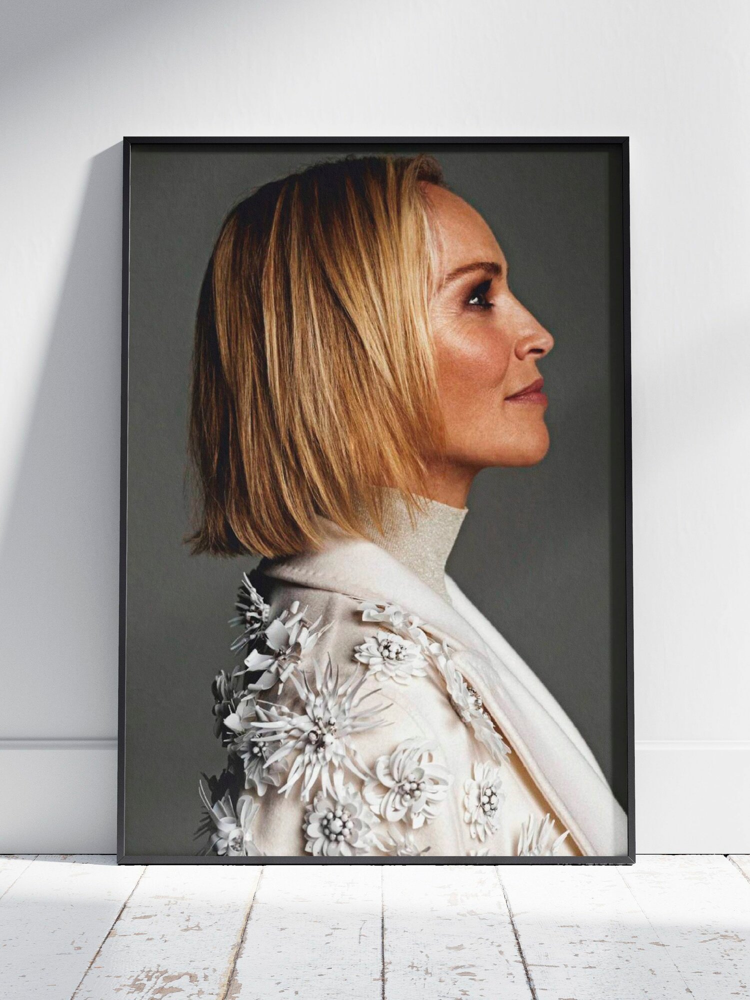 Плакат на стену для интерьера Шэрон Стоун (Sharon Stone 11) - Постер по актеру фильма, кино, сериала формата A4 (21x30 см)
