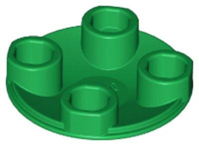 Деталь Lego 2654 Plate, Round 2 x 2 with Rounded Bottom (Boat Stud)
