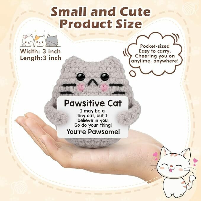 Самые продаваемые вязаные куклы Amazon, креативные подарки с позитивной энергией для друзей, вязаные крючком куклы в подарок для друзей.