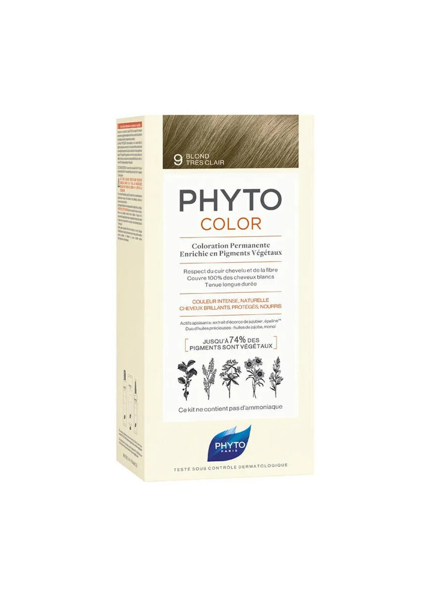 Phyto Color Краска для волос очень светлый блонд оттенок 9 1