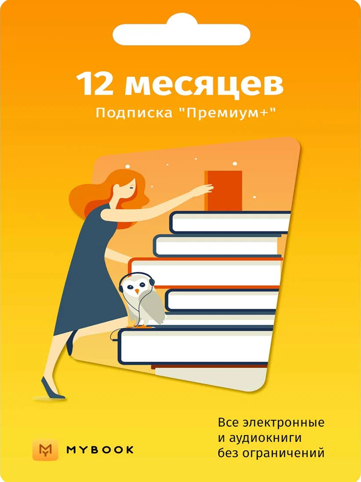 Mybook Премиум Подписка 12 месяцев (Электронный ключ Майбук Премиум 12)