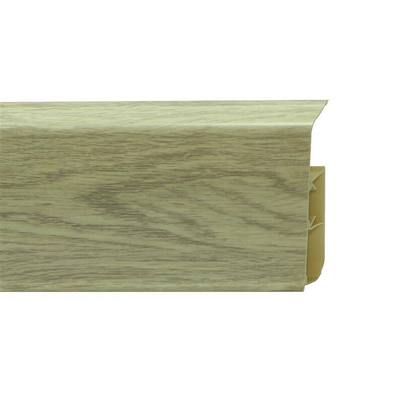 Плинтус пластиковый Winart Quadro 80 мм Дуб буланый 304, 1 шт.