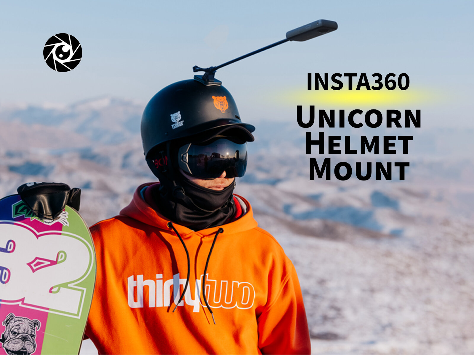Крепление на шлем Unicorn для экшн-камер Instа360, GоРrо и другиx