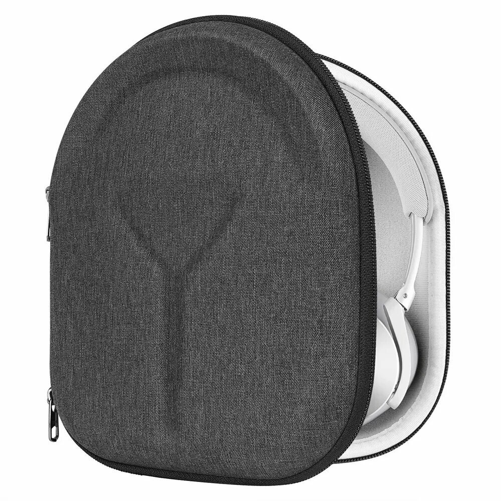 Чехол для наушников, совместимый с чехлом Bang & Olufsen Beoplay H9i H95 H9 H8 H8i, сменная дорожная сумка с твердым корпусом и отделением для кабеля (темно-серый)
