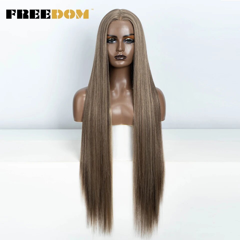 Синтетический парик FREEDOM P4-10-16, 38 дюймов, коричневый