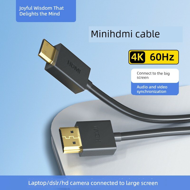 Кабель Yuezhixin Mini HDMI-HDMI, кабель для зеркальной камеры, мини-кабель Micro2.0, компьютер, ноутбук, подключенный к