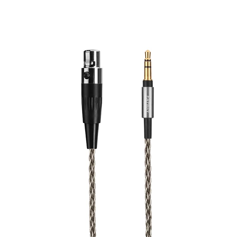 Кабель XLR 3Pin - 3.5mm grey 180cm для наушников
