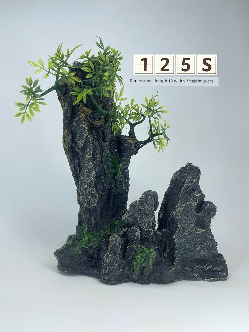 Декоративный камень типа '125S Шунфэн гора' для аквариума, укрытие