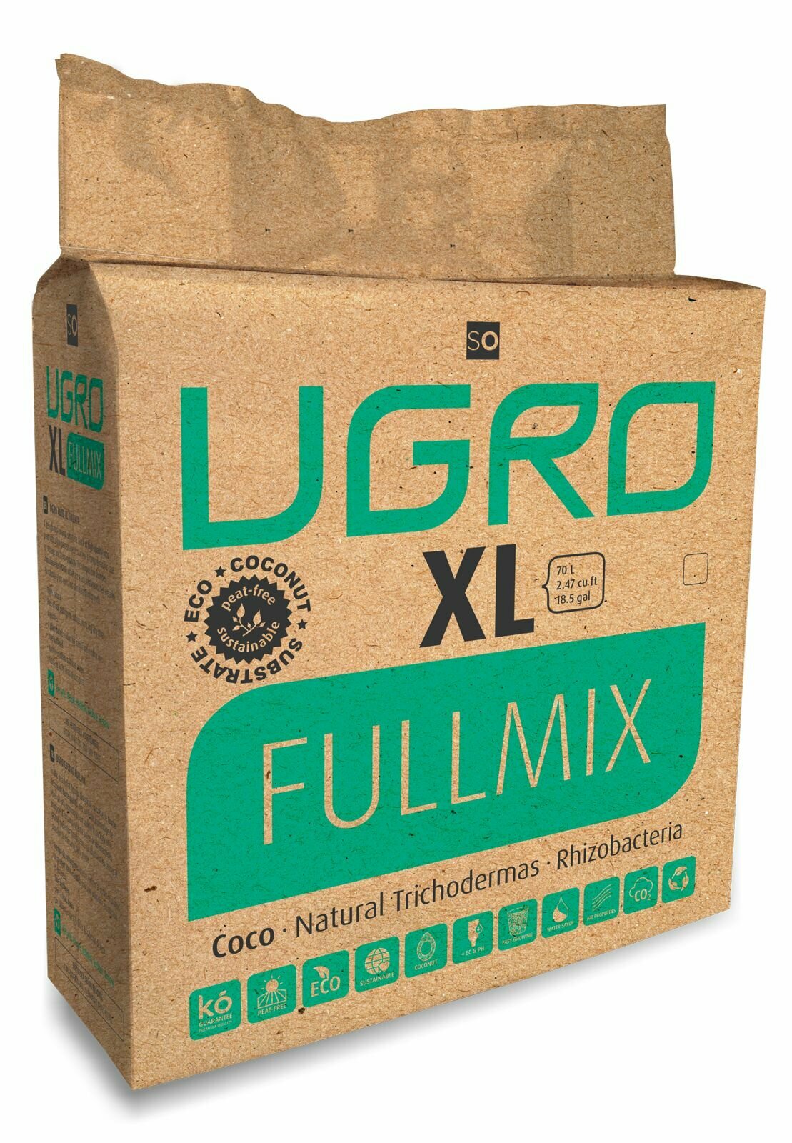 Кокосовый брикет UGro XL Full Mix 70л